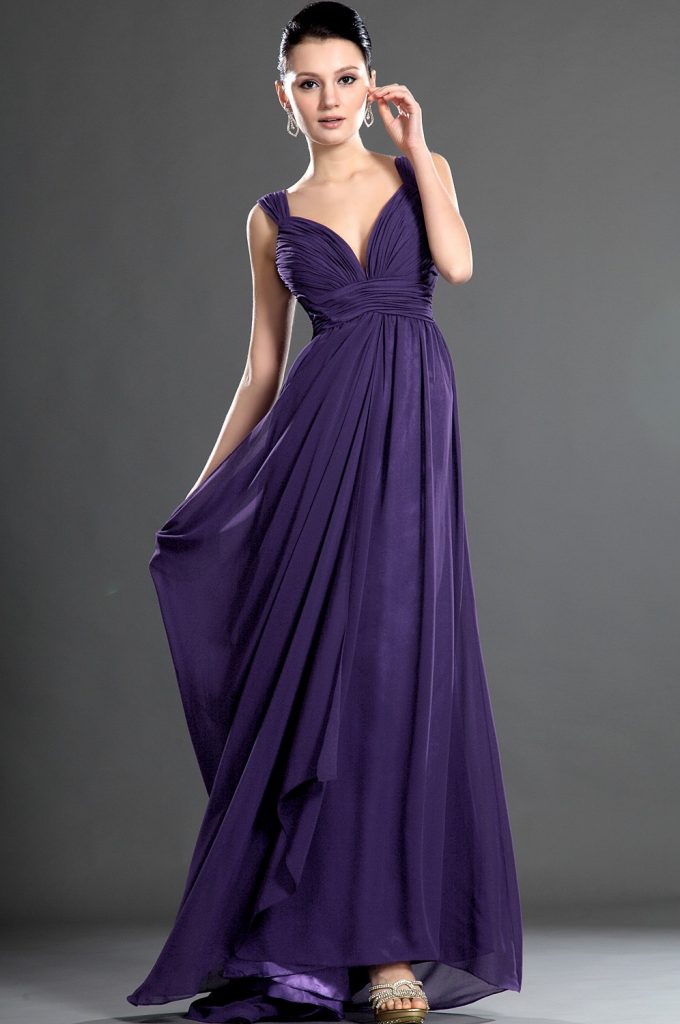 Purple Cocktail Dress Picture Collection