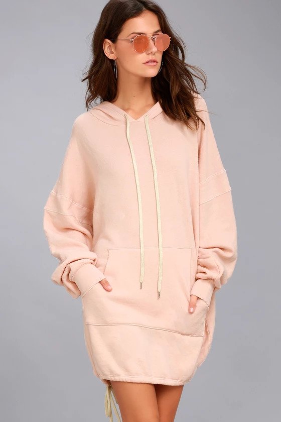 Hooded Sweater Dress | DressedUpGirl.com